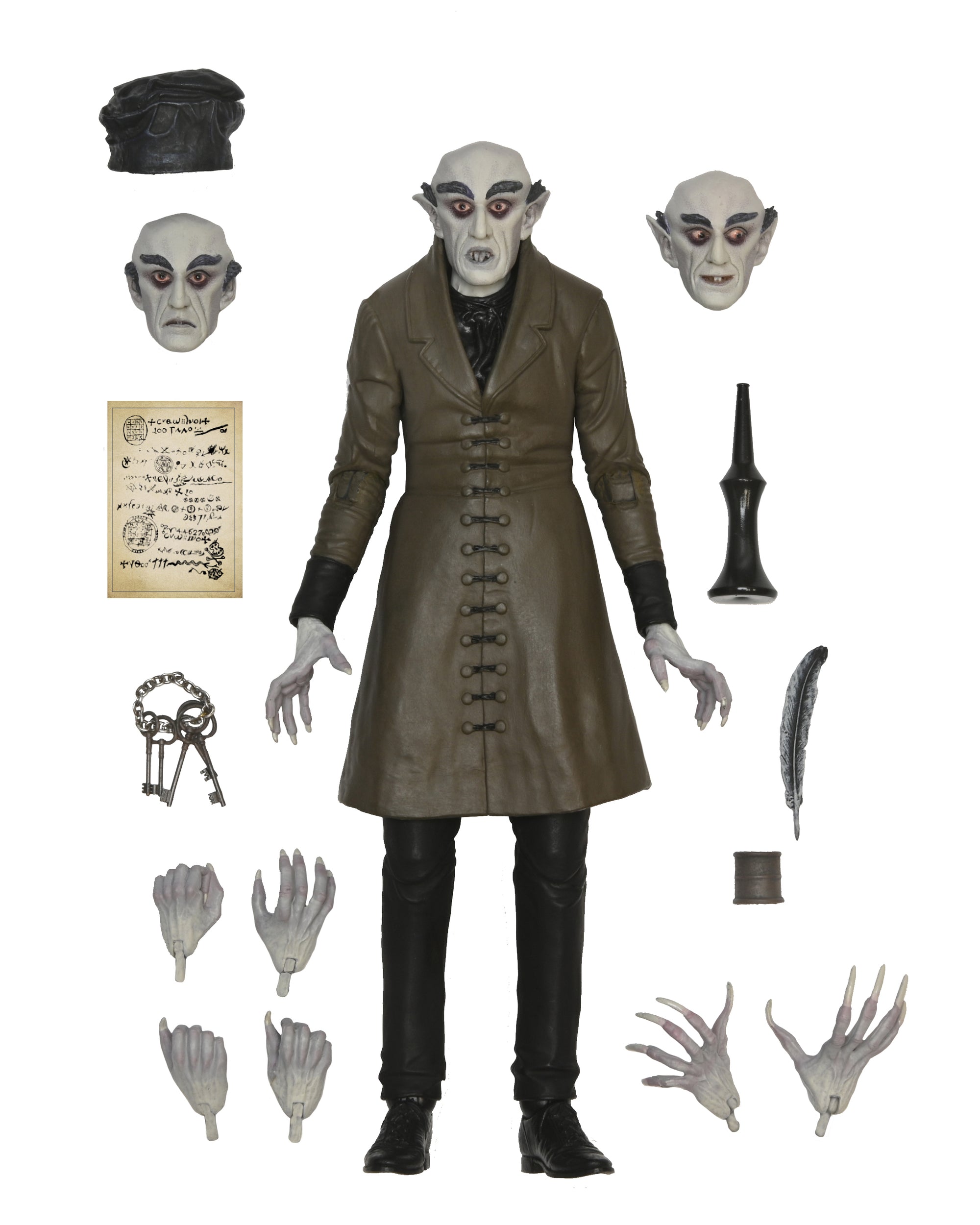 Nosferatu - Ultimate Count Orlok 7” Scale Action Figure (Color) – NECA