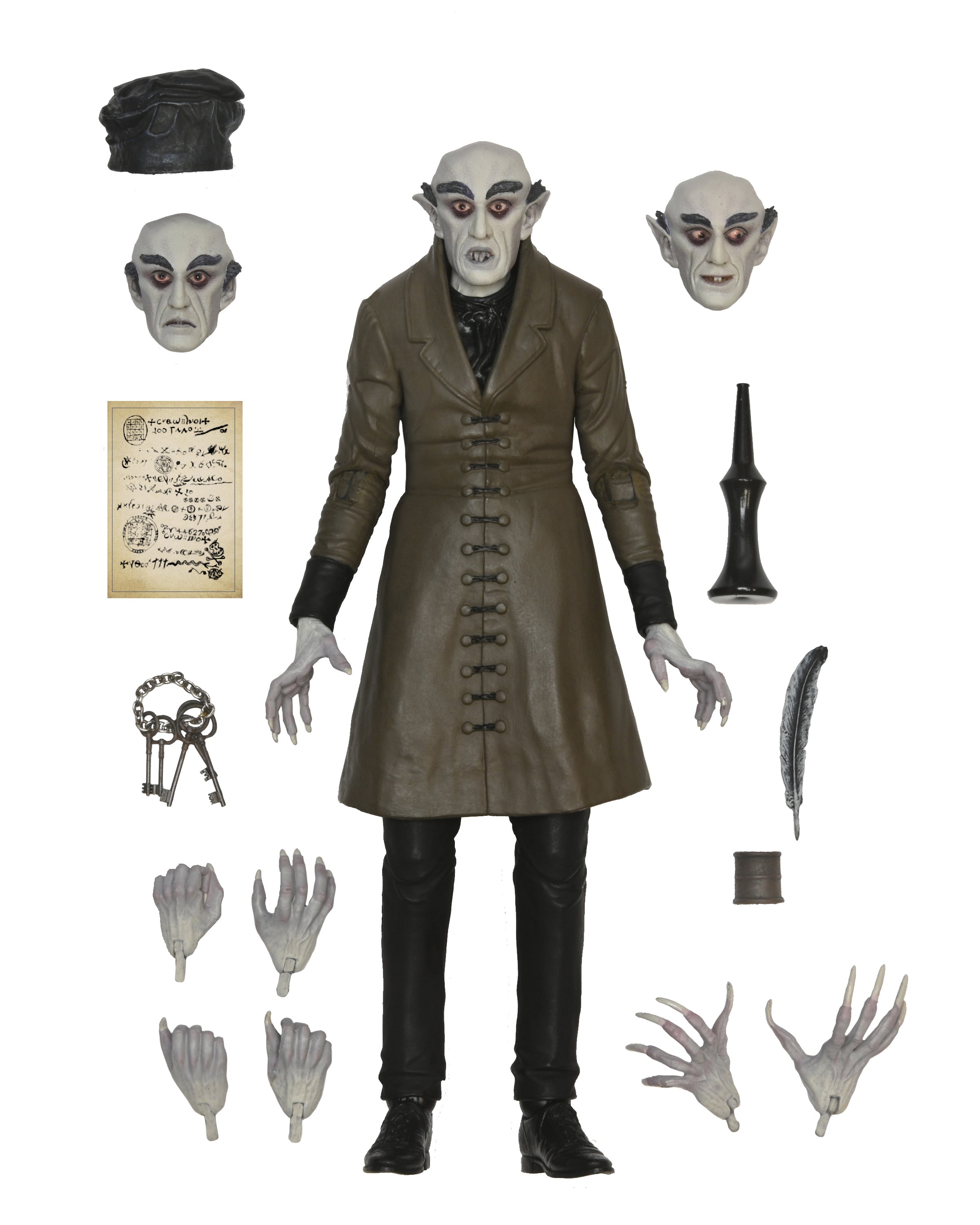 Nosferatu - Ultimate Count Orlok 7” Scale Action Figure (Color) – NECA