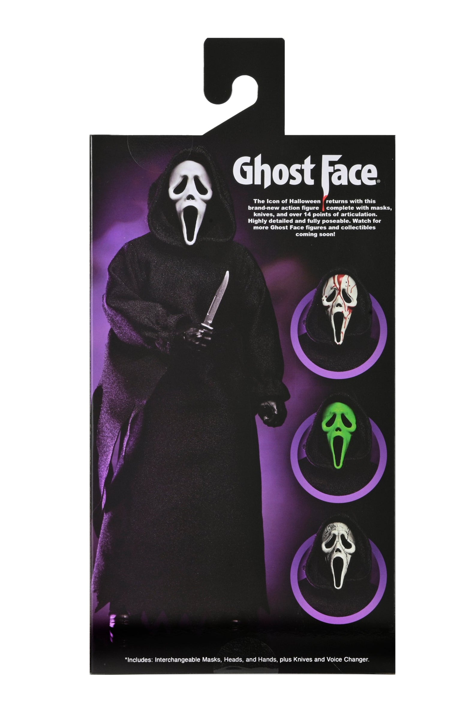 Ghost Face 8" Clothed Action Figure – NECA