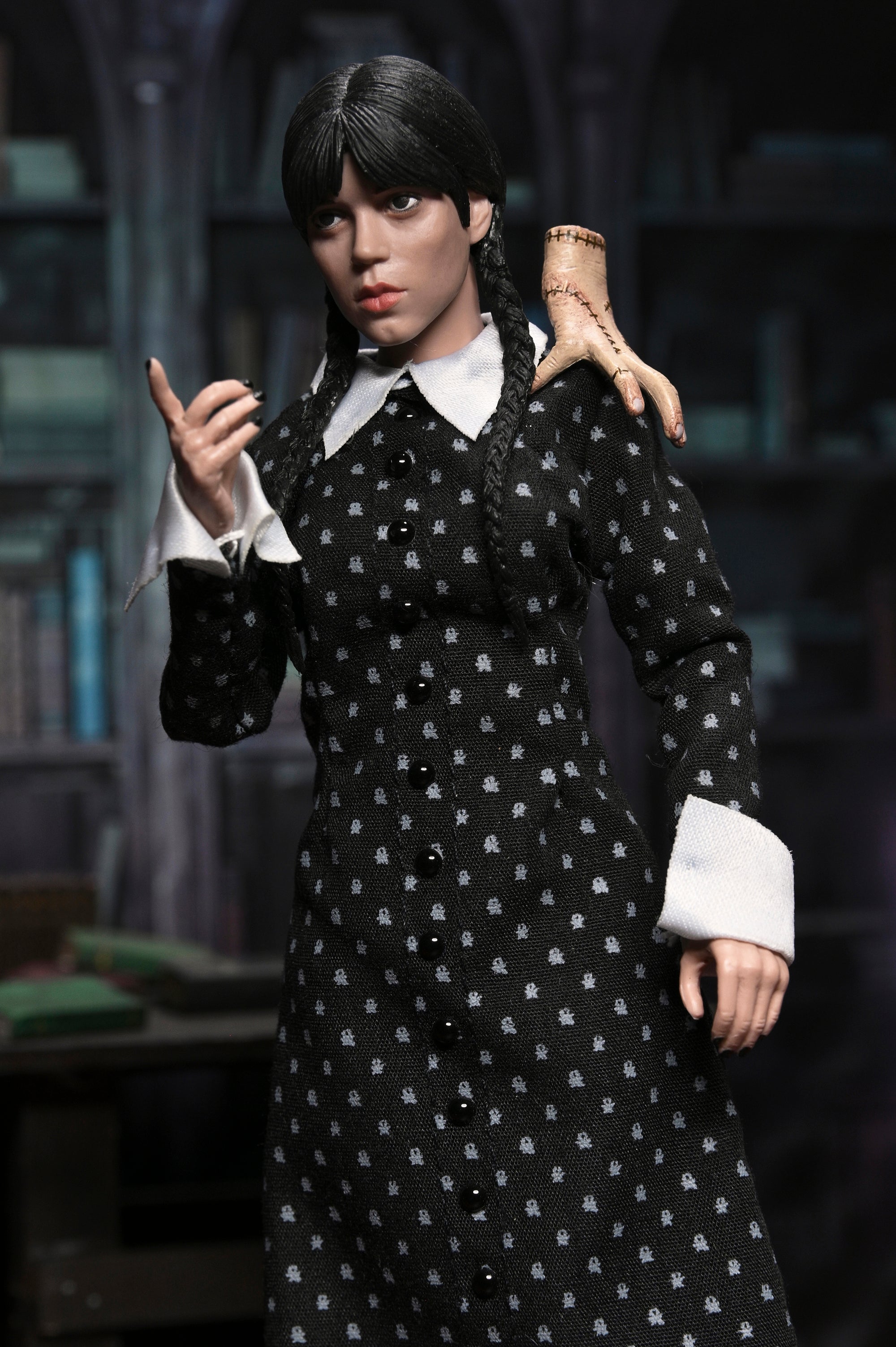 Wednesday - Wednesday Addams (Classic Dress) 8" Clothed Action Figure ...