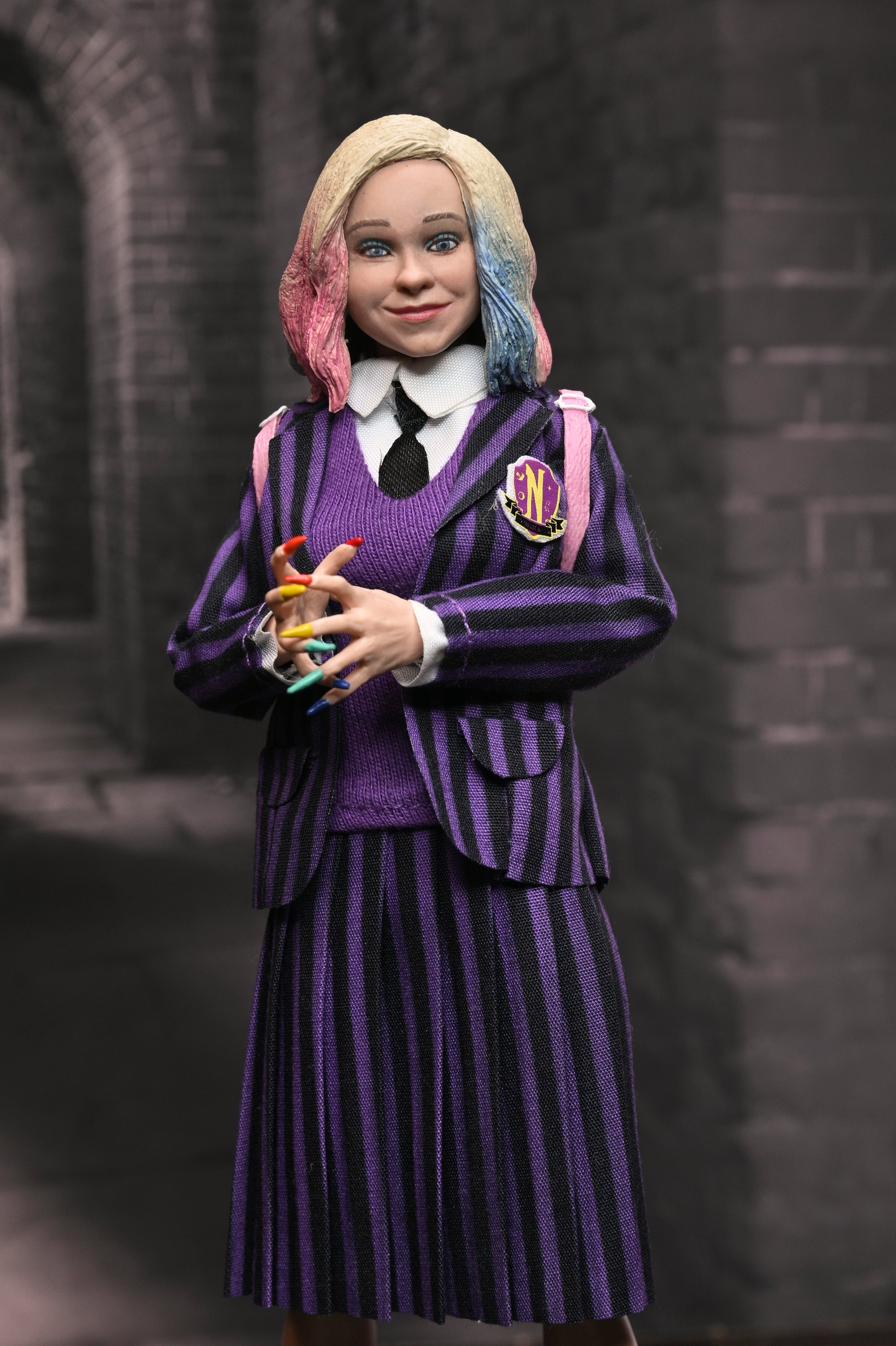 Wednesday - Wednesday Addams (Nevermore Uniform) and Enid 8" Clothed A ...
