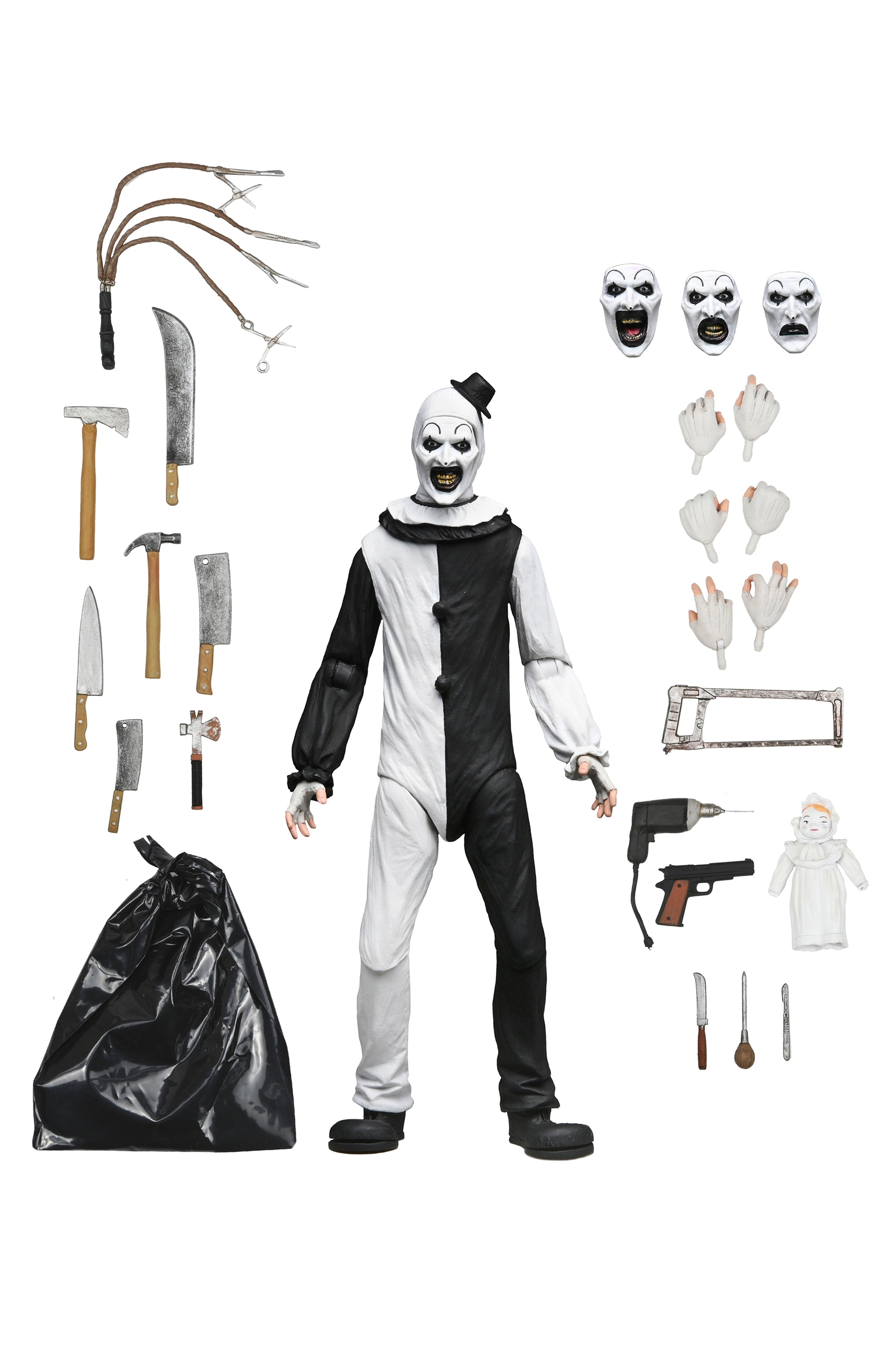 Terrifier - Ultimate Art the Clown 7" Scale Action Figure – NECA
