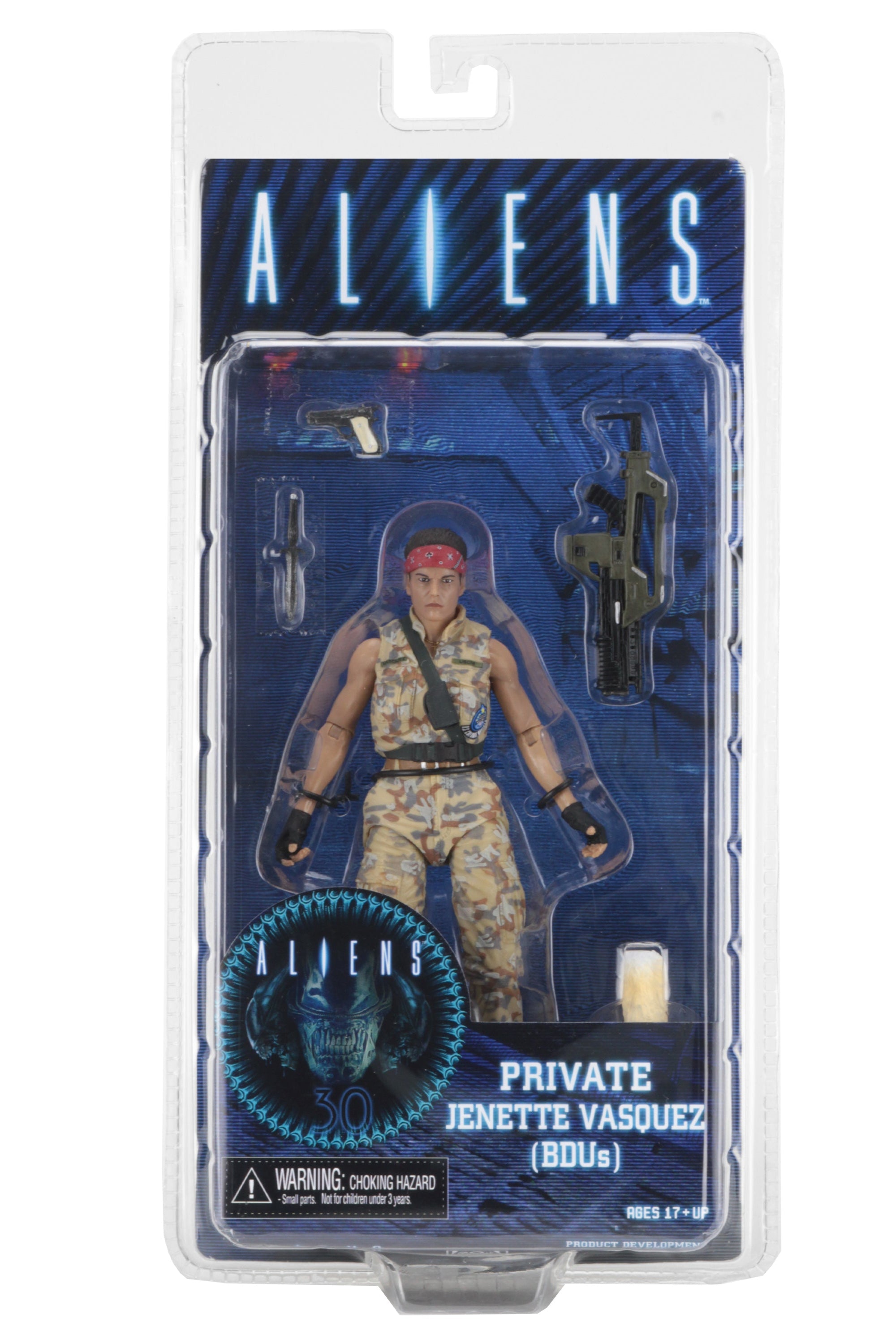 Aliens - Series 12 - Vasquez 7" Scale Action Figure (BDUs) – NECA