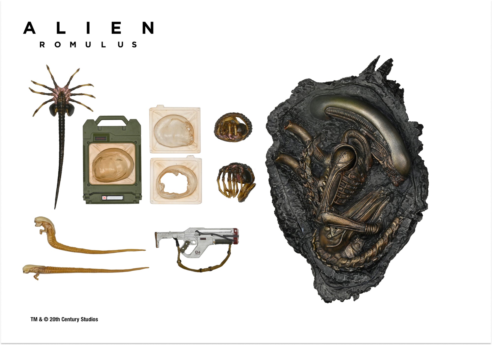 Alien: Romulus Ultimate Scorched Xenomorph 7-inch Scale Action Figure ...