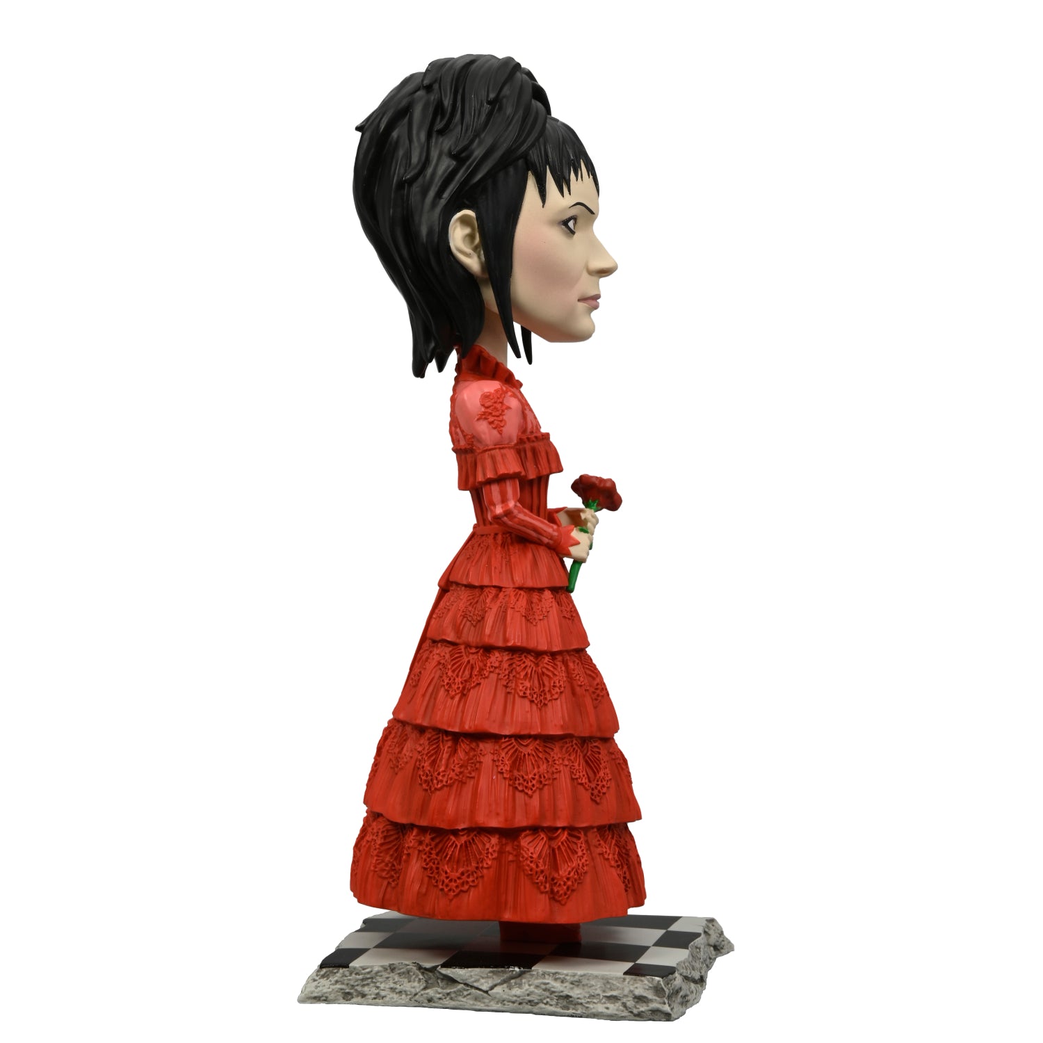 Beetlejuice Beetlejuice Lydia Deetz in Red Wedding Dress Head Knocker ...