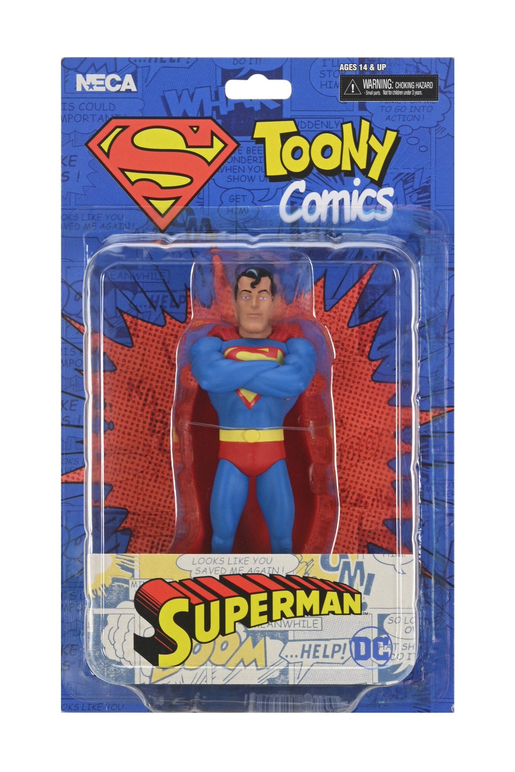 DC Comics (Classic) - Toony Classics Superman 6" Scale Action Figure – NECA