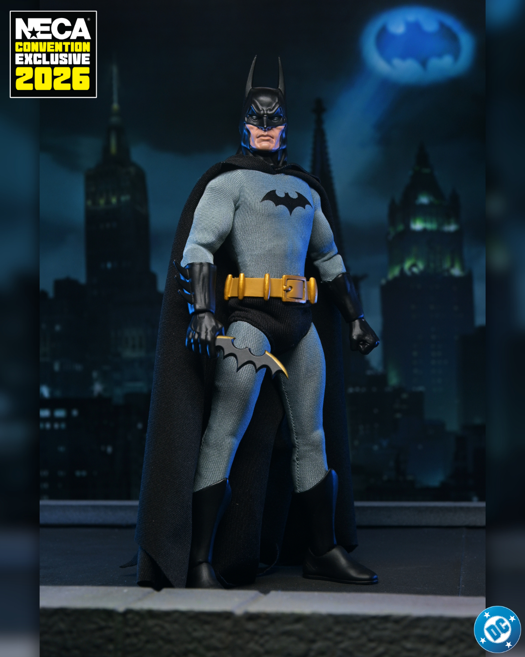 DC Comics - Batman 8” Clothed Action Figure (2026 CON EXCLUSIVE) – NECA