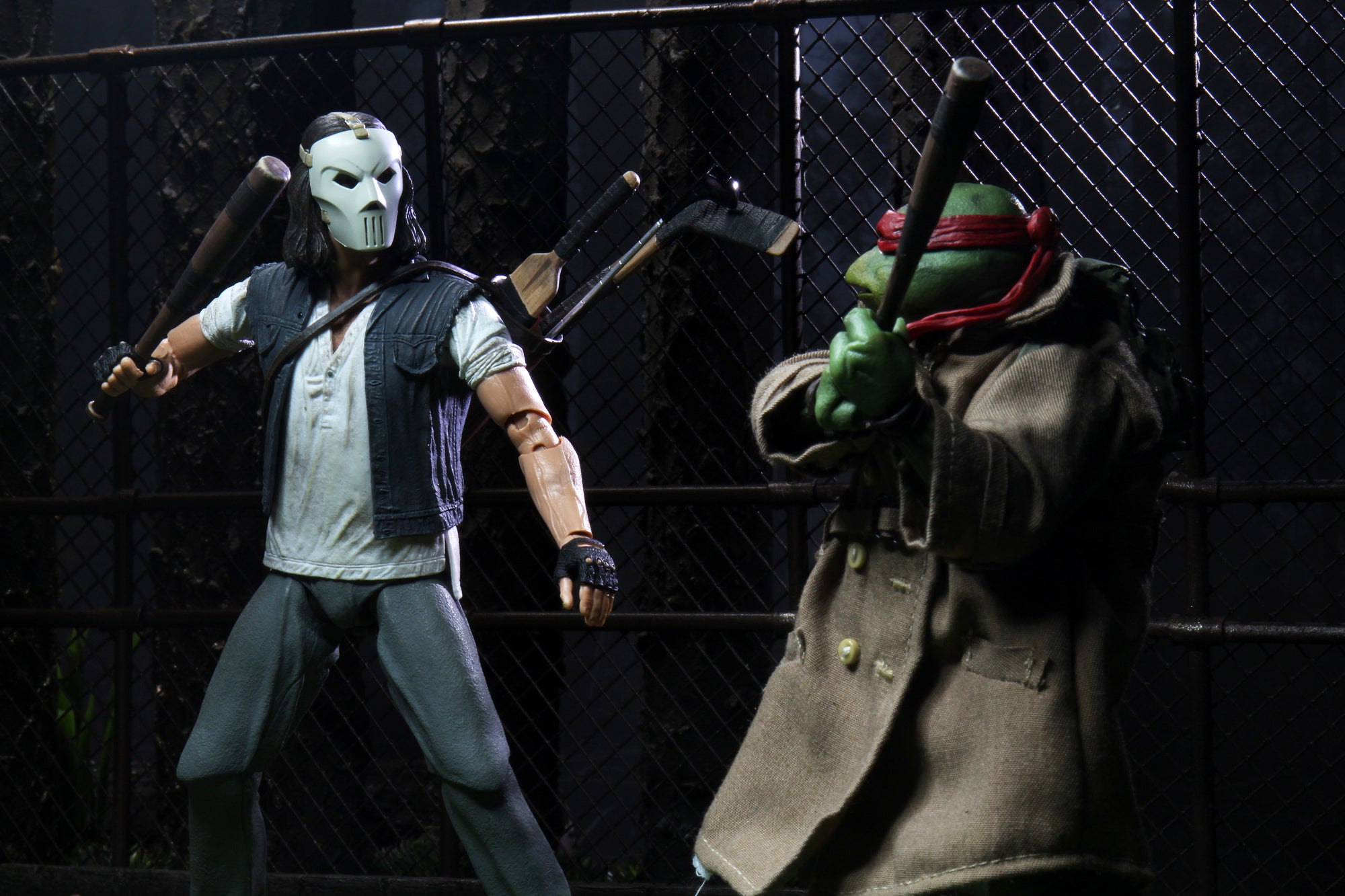 Teenage Mutant Ninja Turtles (1990 Movie) - Casey Jones & Raphael in D ...