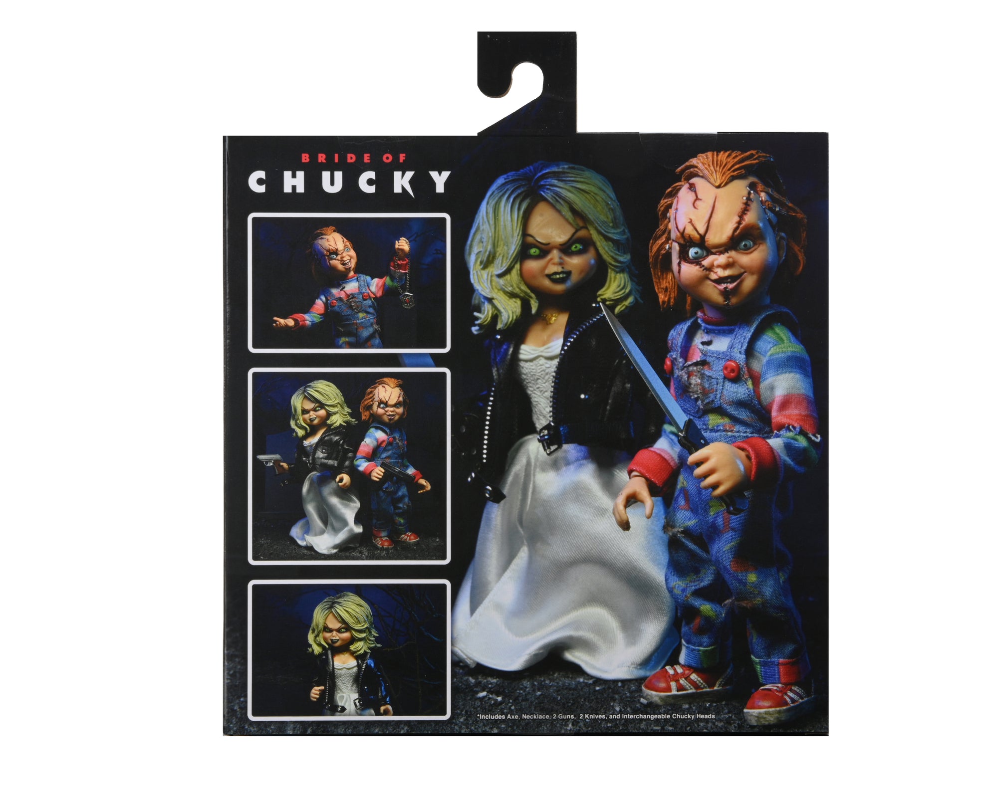 Bride of Chucky - Chucky and Tiffany 8" Clothed Action Figure (2-Pack ...