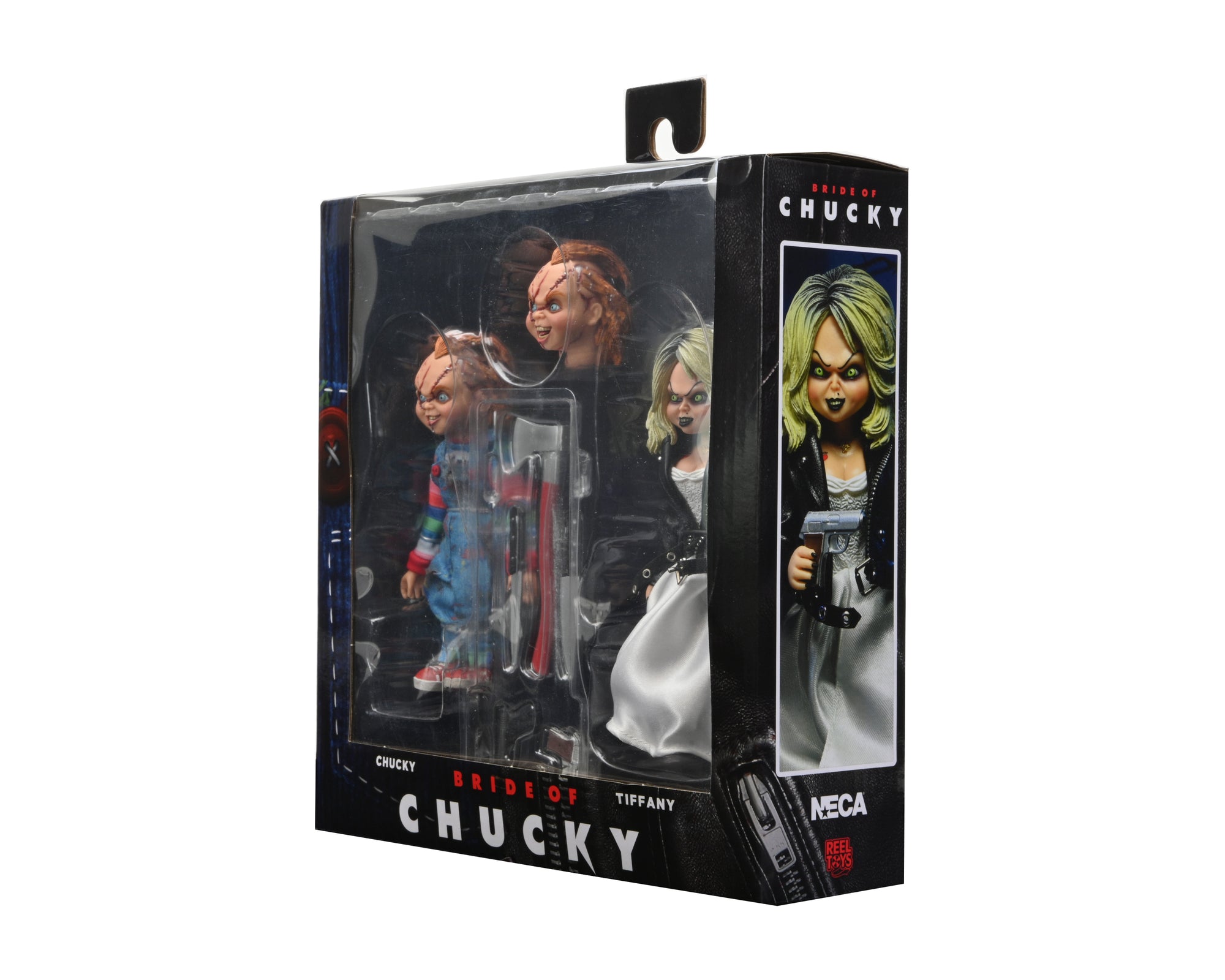 Bride of Chucky - Chucky and Tiffany 8" Clothed Action Figure (2-Pack ...