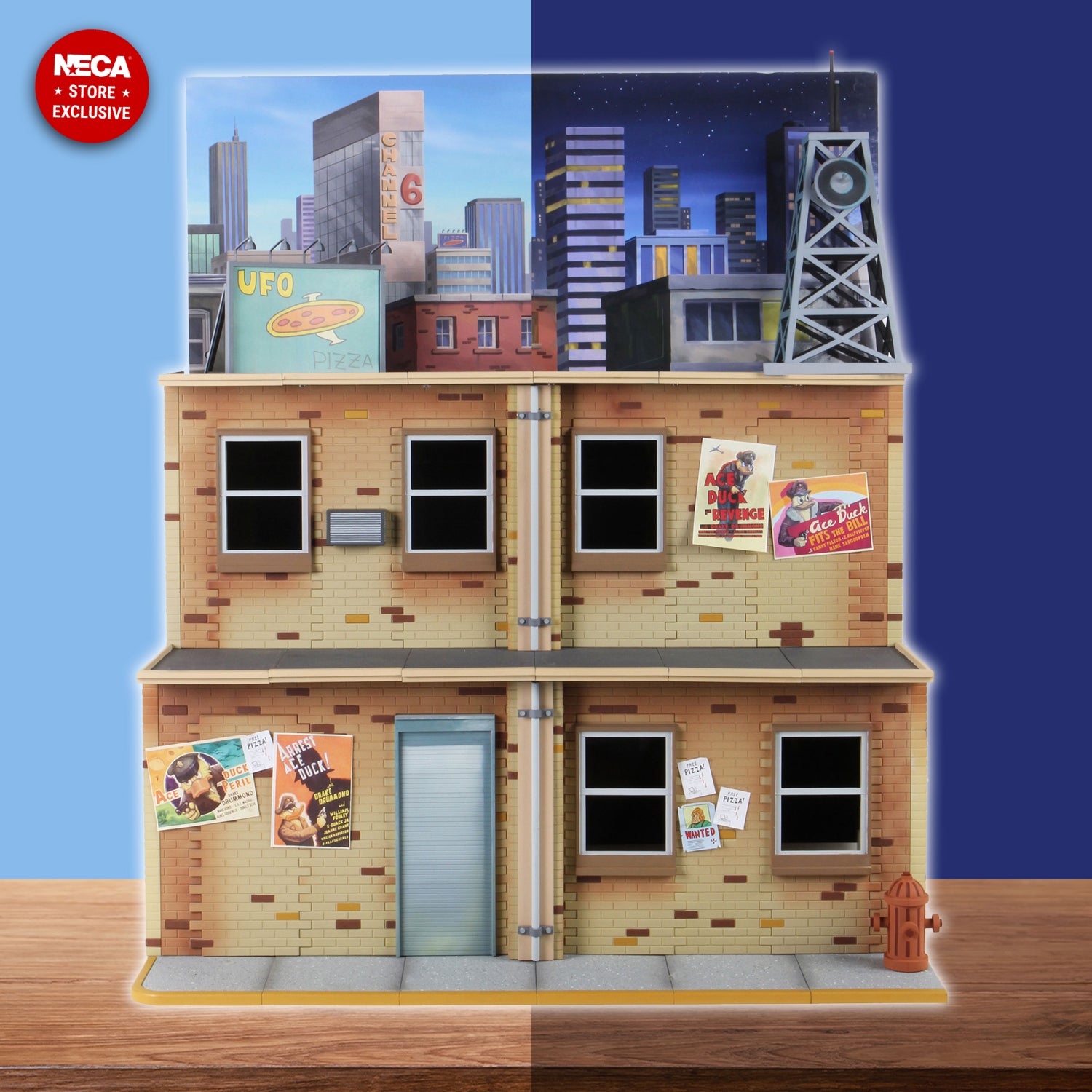 Teenage Mutant Ninja Turtles (Cartoon) – Street Scene Diorama – NECA