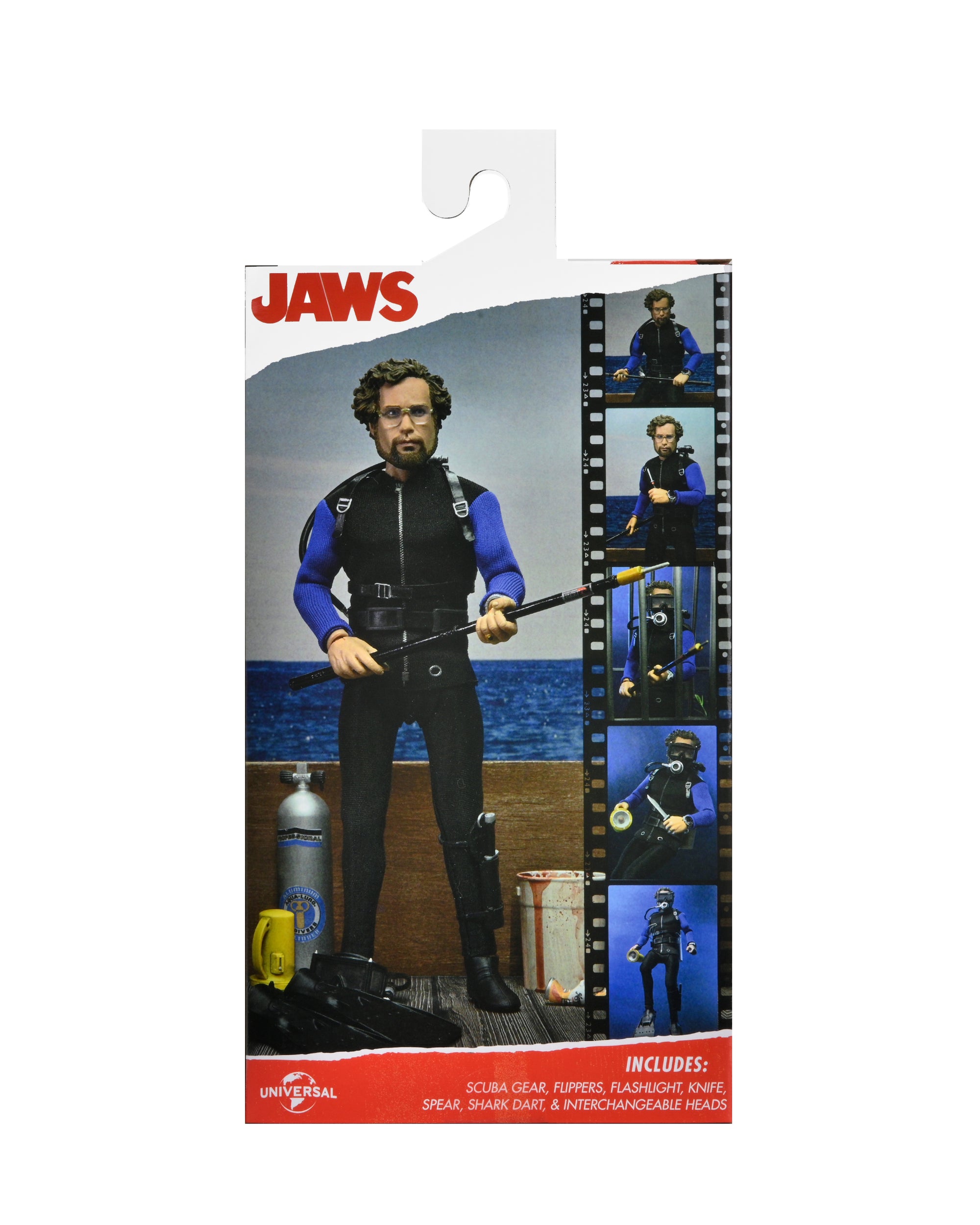 Jaws - Matt Hooper (Shark Cage) 8" Clothed Action Figure – NECA