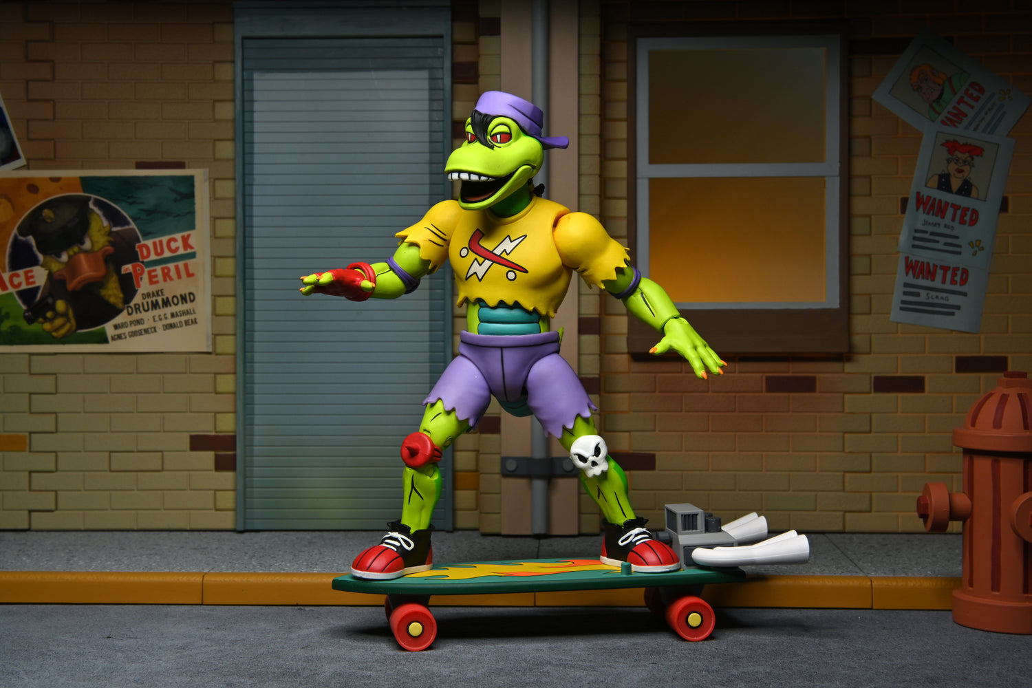 Teenage Mutant Ninja Turtles (Cartoon) – Street Scene Diorama – NECA