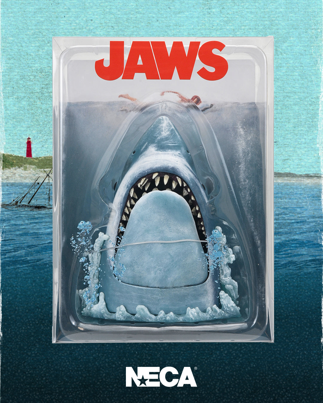 Jaws 50th Anniversary Poster Series Display Piece (PRE-ORDER) – NECA