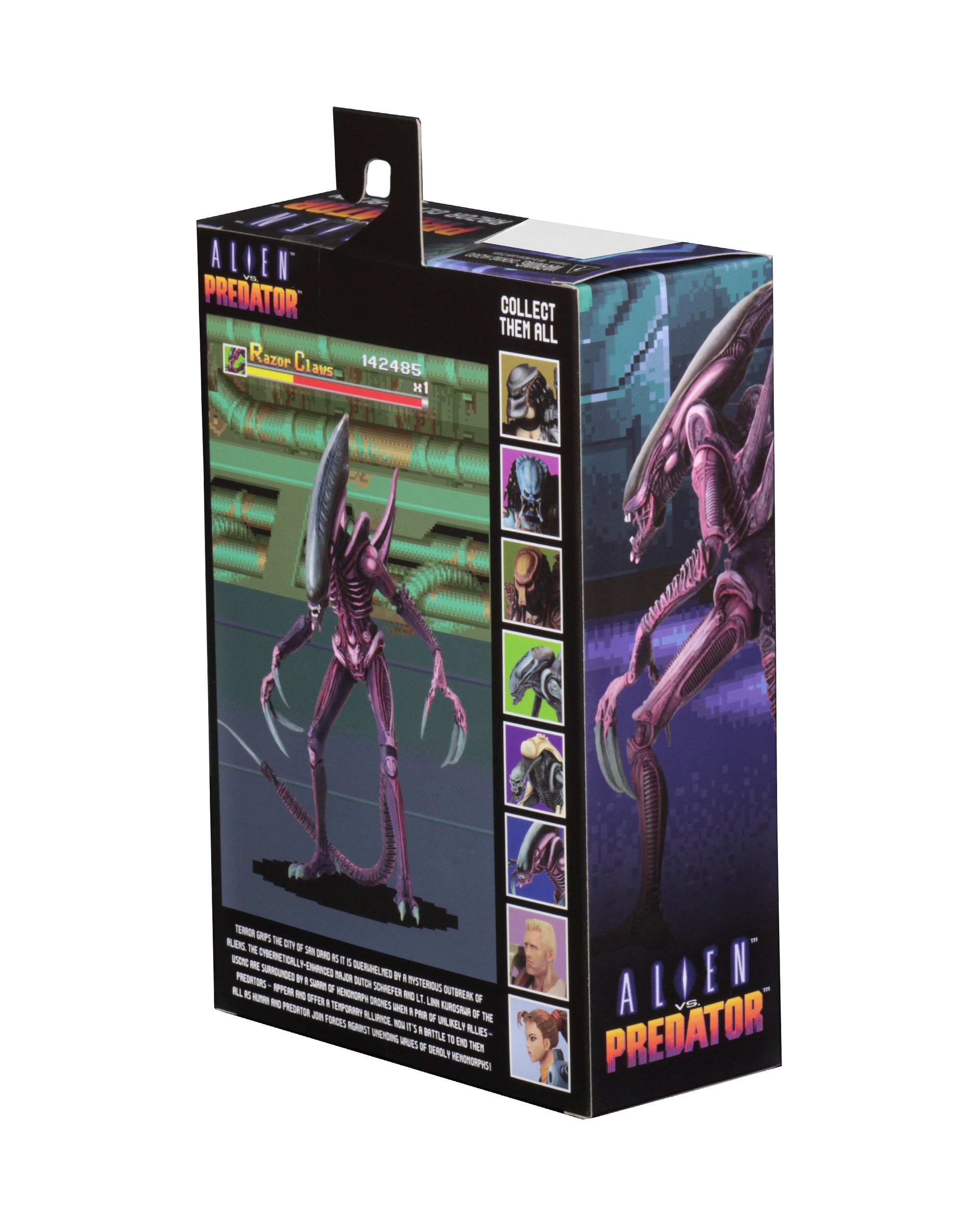 Alien vs Predator - Arcade Razor Claws Alien 7" Scale Action Figure – NECA